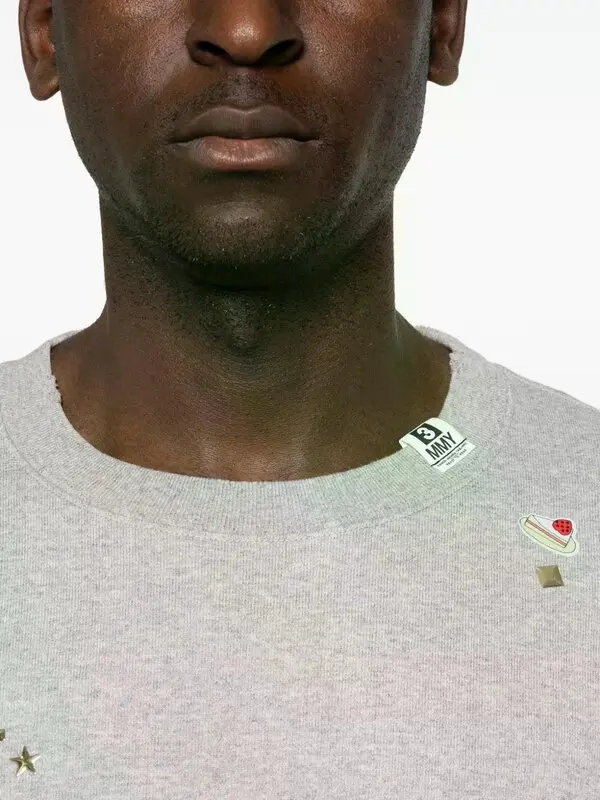 Mihara Yasuhiro Sticker-print Sweatshirt