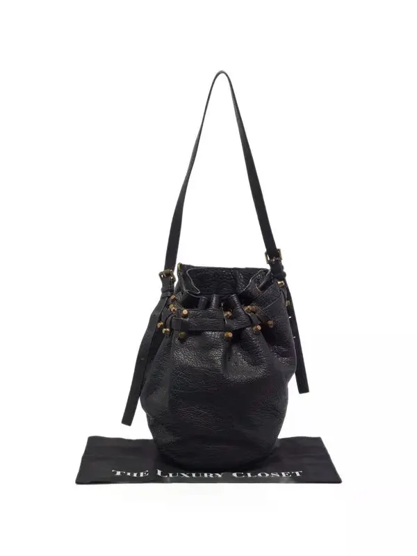 Alexander Wang Diego Pebbled-leather Bucket Bag