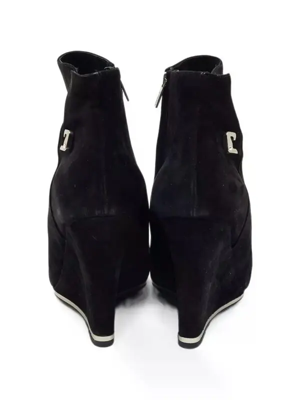 LE SILLA Pin-embellished Wedge Ankle Boots