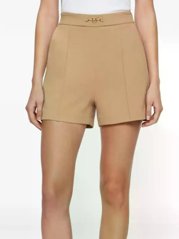 Elisabetta Franchi High-waisted Crepe Shorts