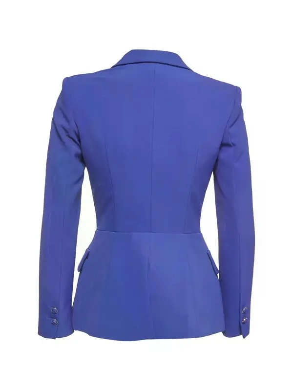 Elisabetta Franchi Double-breasted Crepe Blazer