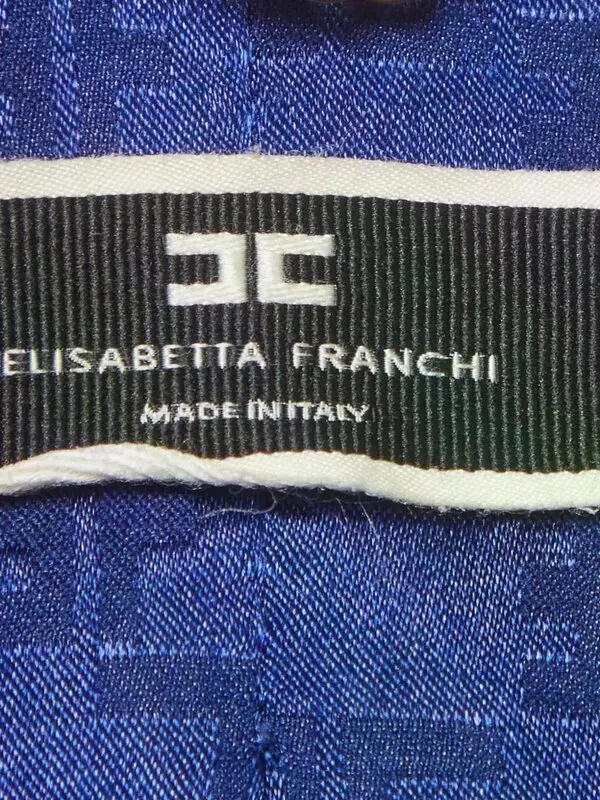 Elisabetta Franchi Double-breasted Crepe Blazer