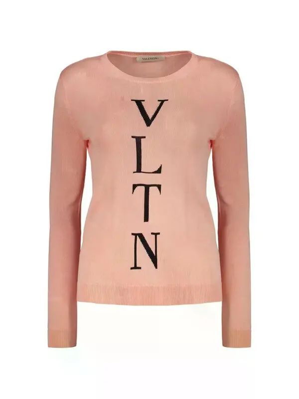 Valentino Garavani Vltn Intarsia-knit Sweater
