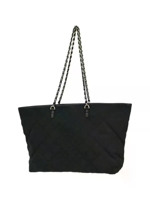 Fendi Zucca Quilted Shoulder Bag - Black