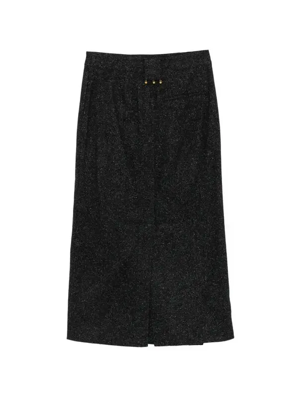 SAMUEL GUÌ YANG Button-detail Wrap Skirt