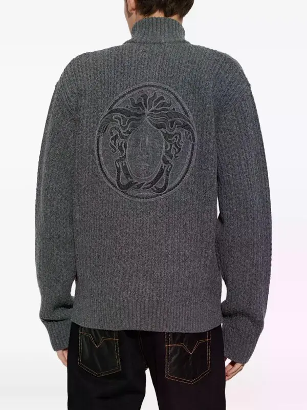 Versace Medusa Head Cardigan