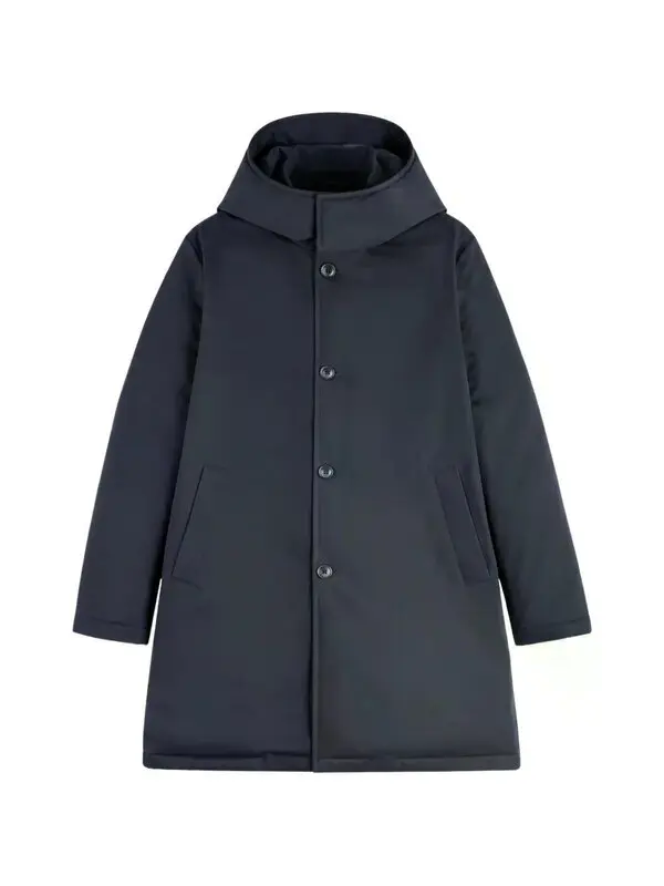 FAY Hooded Button-up Coat