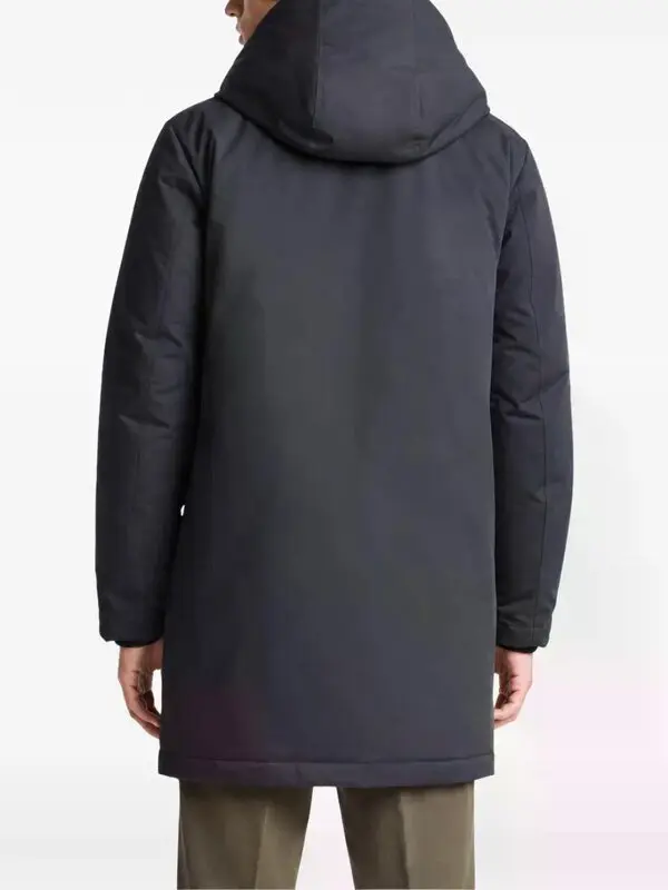FAY Hooded Button-up Coat