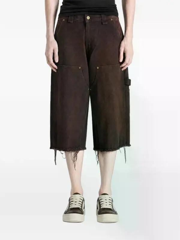 WILLY CHAVARRIA Raw-cut Carpenter Trousers