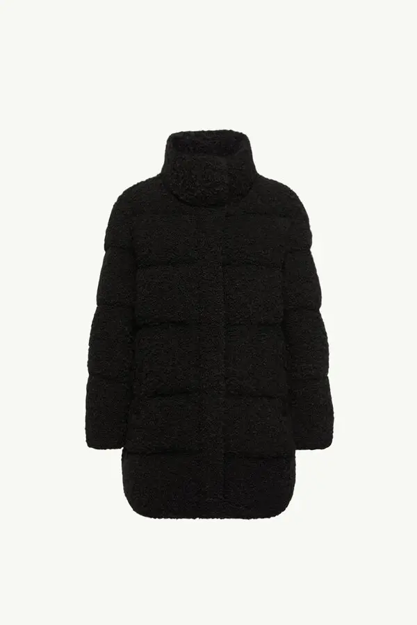 Moncler Remarquable Tweed Mid-length Down Jacket