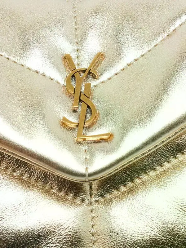 Saint Laurent 2021 Loulou Puffer Quilted Clutch Bag