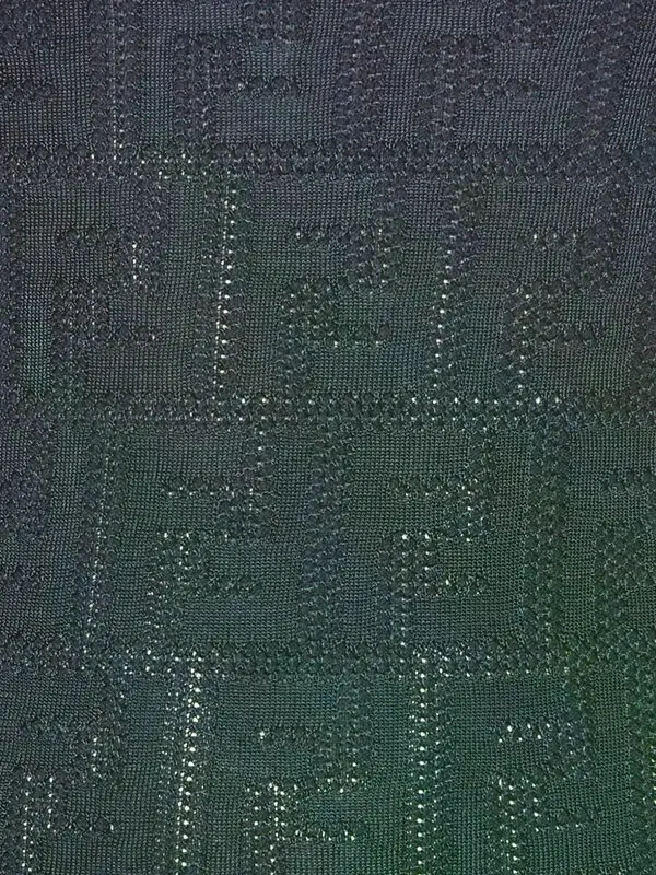 Fendi Ff Monogram Sleeveless Mini Dress