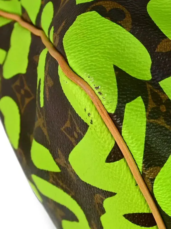 LOUIS VUITTON 50 Graffiti Keepall Monogram Duffle Bag