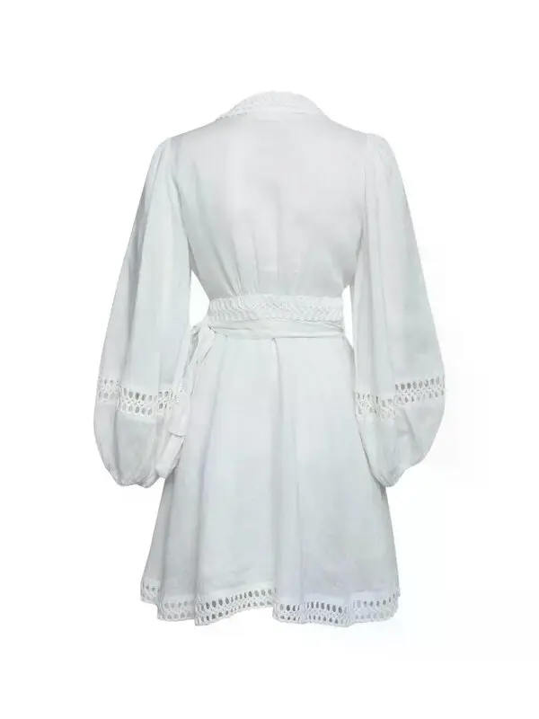 Zimmermann Bells Lace-insert Mini Dress