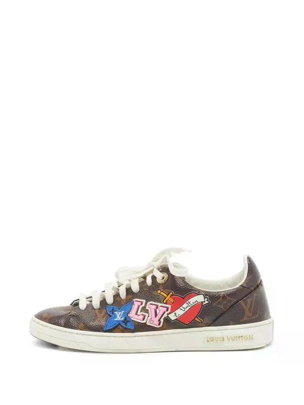 LOUIS VUITTON Frontrow Monogram Patch Sneakers