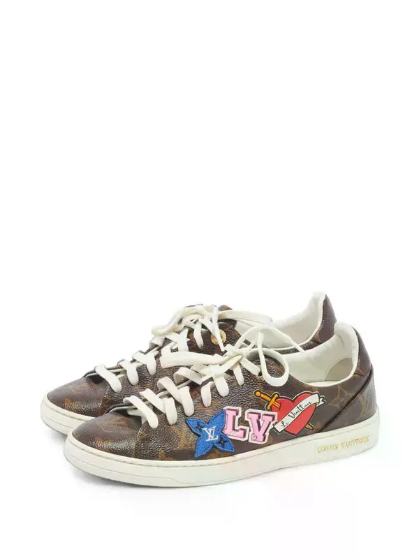 LOUIS VUITTON Frontrow Monogram Patch Sneakers
