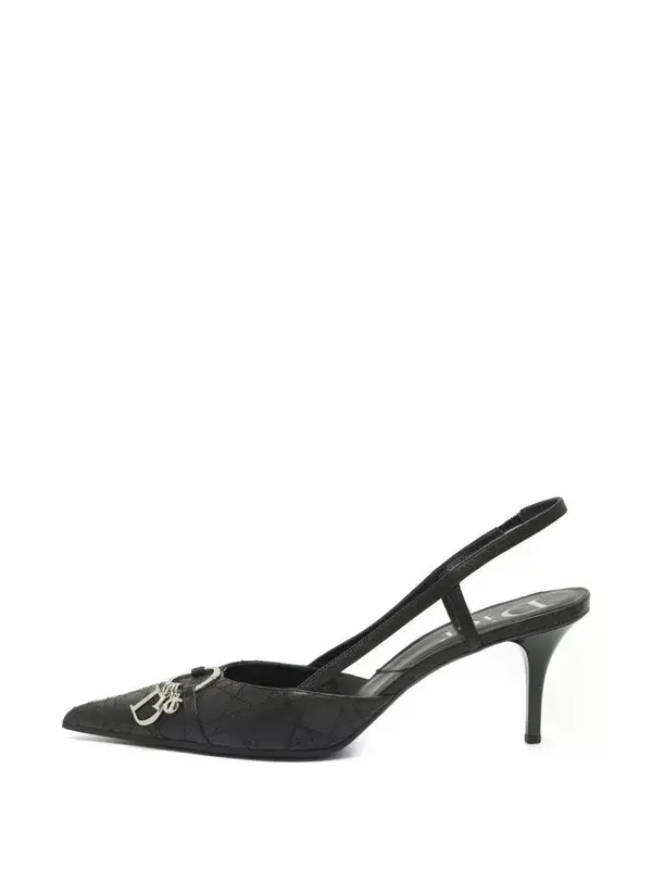 Dior Cannage Quilted Slingback Sandals