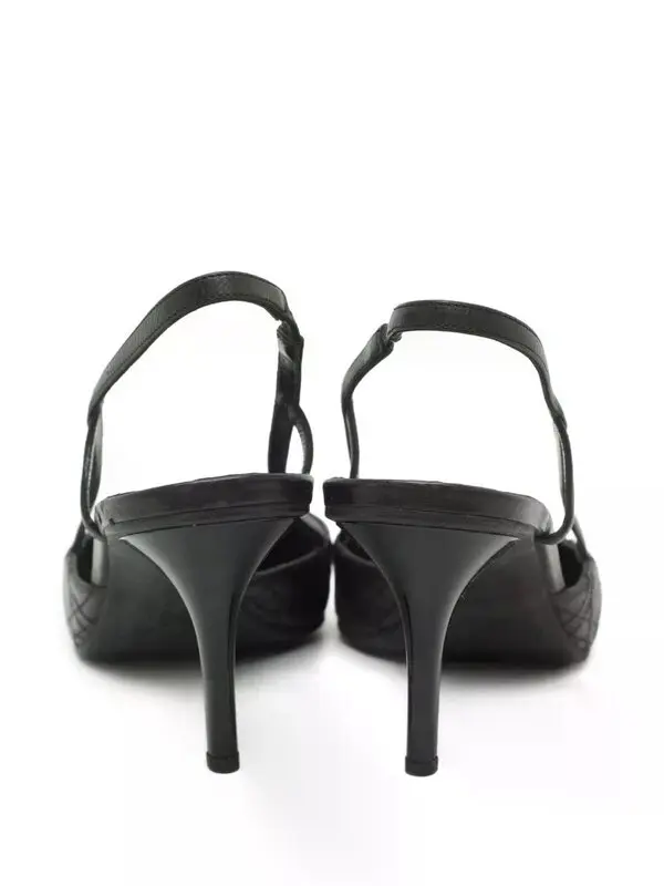 Dior Cannage Quilted Slingback Sandals