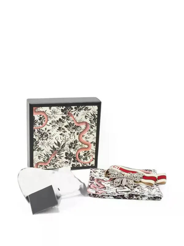 Gucci Crystal-embellished Butterfly Belt