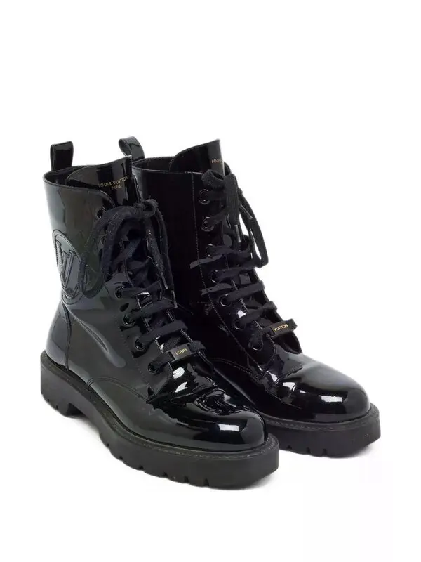 LOUIS VUITTON Territory Flat Ranger Combat Boots