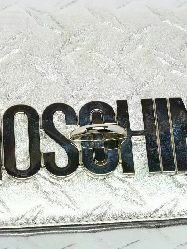 Moschino Embossed-logo Shoulder Bag