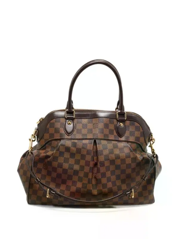 LOUIS VUITTON 2010 Gm Trevi Damier Ebene Satchel Bag