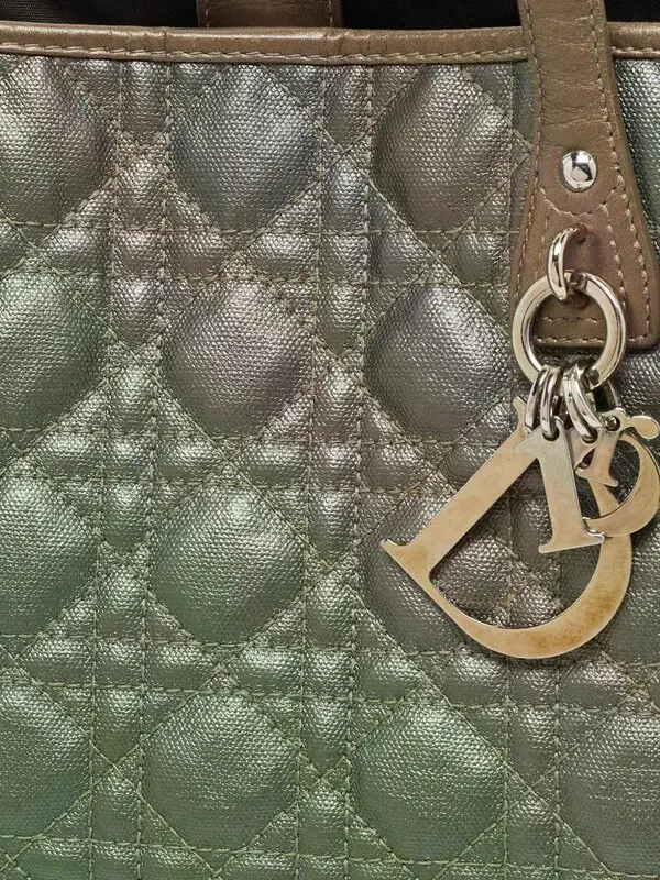 Dior 2010 Small Panarea Cannage Tote Bag
