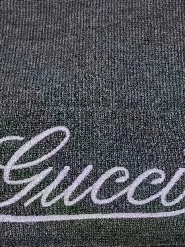 Gucci Logo-embroidered Knitted Beanie Hat