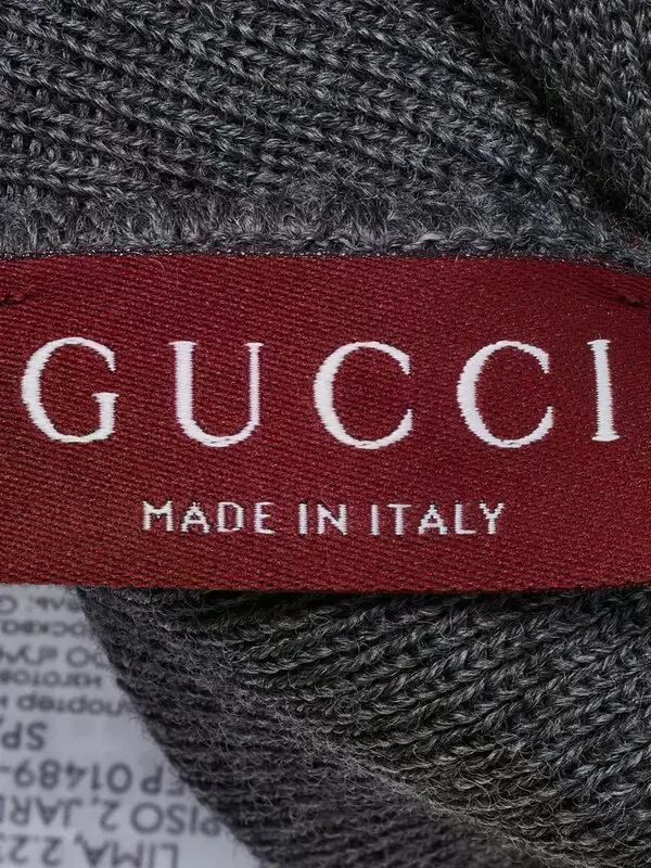 Gucci Logo-embroidered Knitted Beanie Hat