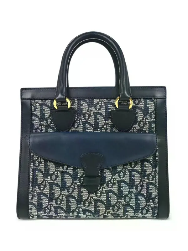 Dior Small Trotter Tote Bag - Blue
