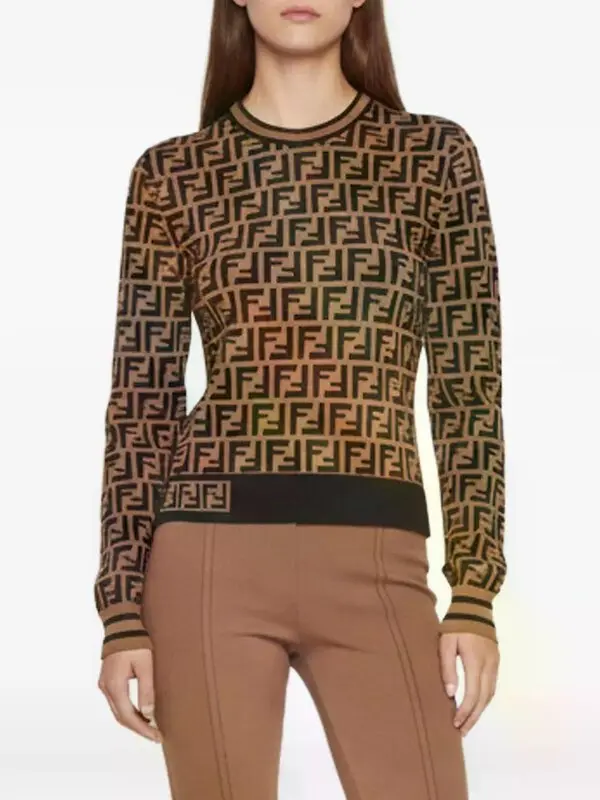 Fendi Zucca Jacquard Jumper
