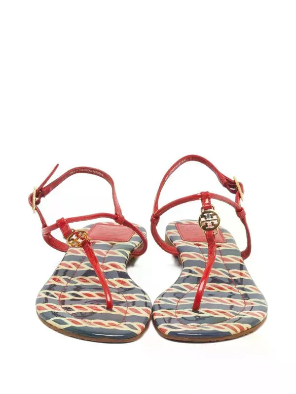 Tory Burch Emmy Logo-plaque Flat Sandals