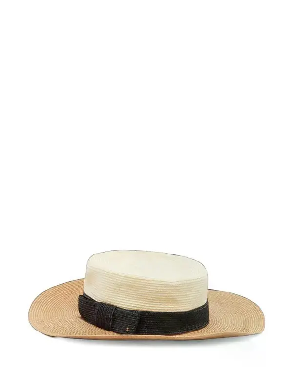 Gucci Bow Boater Hat