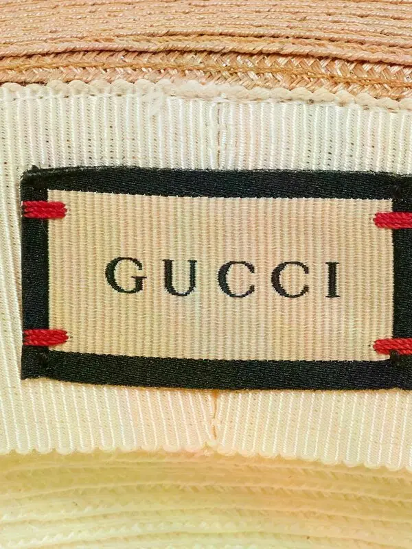 Gucci Bow Boater Hat
