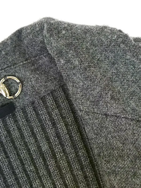 Gucci 2010 Horsebit Ribbed-panel Blazer - Grey