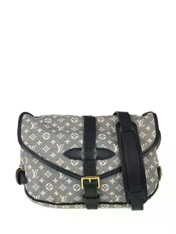LOUIS VUITTON 2012 Monogram Idylle Saumur Pm Shoulder Bag - Grey