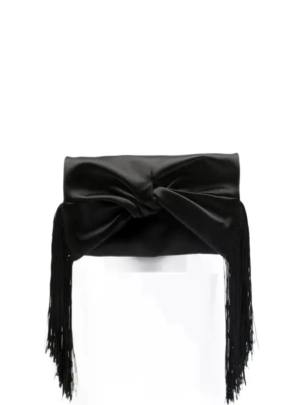 ANYA HINDMARCH Tassel-detail Knotted Clutch Bag