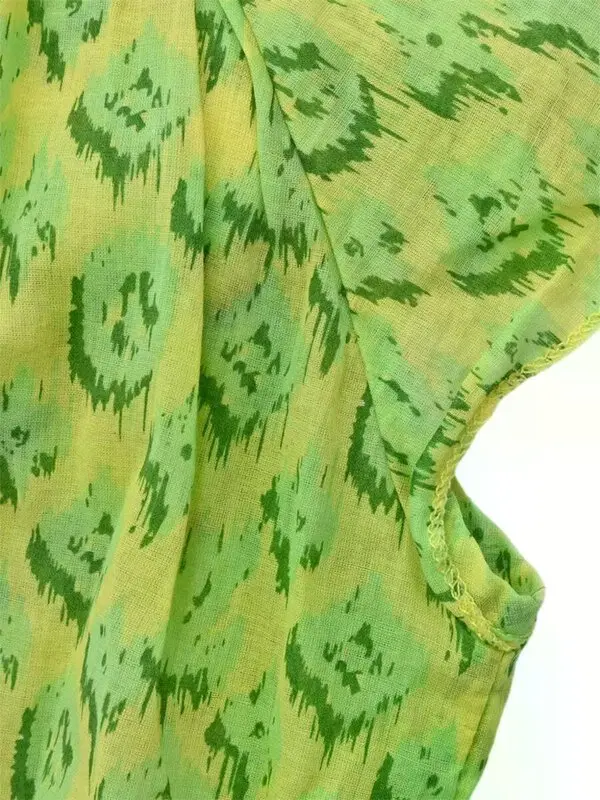 LOUIS VUITTON Leopard-print Ruffled Mini Dress
