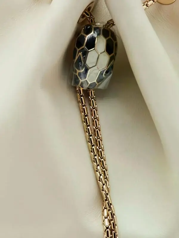 BVLGARI Serpenti Forever Drawstring Bucket Bag