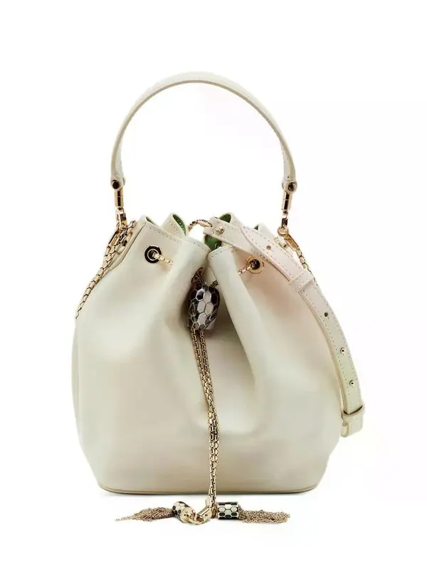 BVLGARI Serpenti Forever Drawstring Bucket Bag