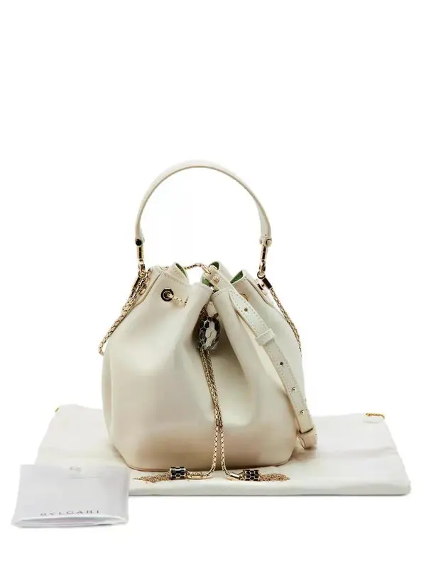 BVLGARI Serpenti Forever Drawstring Bucket Bag