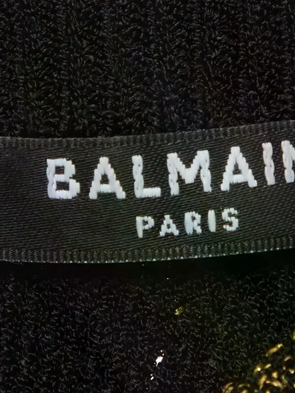 Balmain Button-embellished Dress