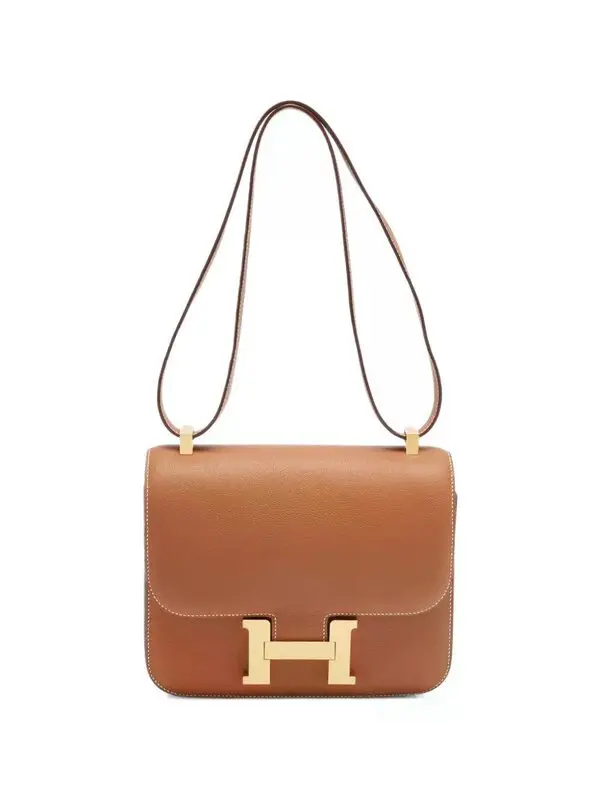 Hermès 2018 Constance 24 Evercolor Leather Shoulder Bag - Brown