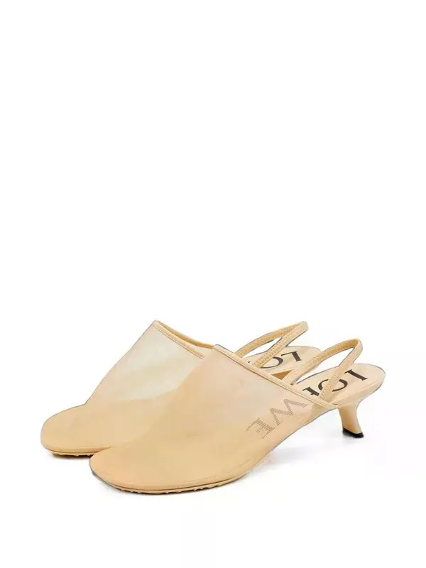 Loewe Petal Slingback Heeled Pumps