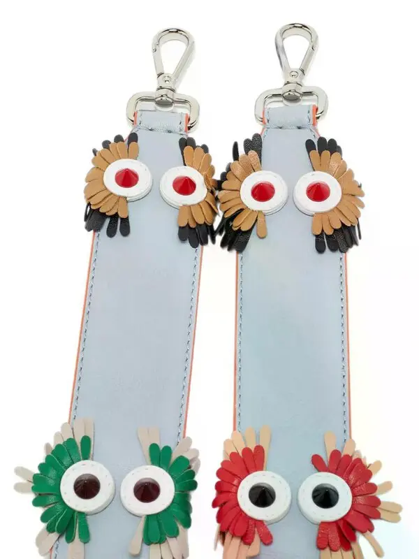 Fendi Monster Strap You Shoulder Strap - Blue