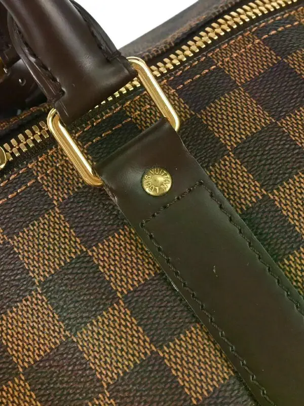 LOUIS VUITTON Damier Keepall Patterned Luggage Bag