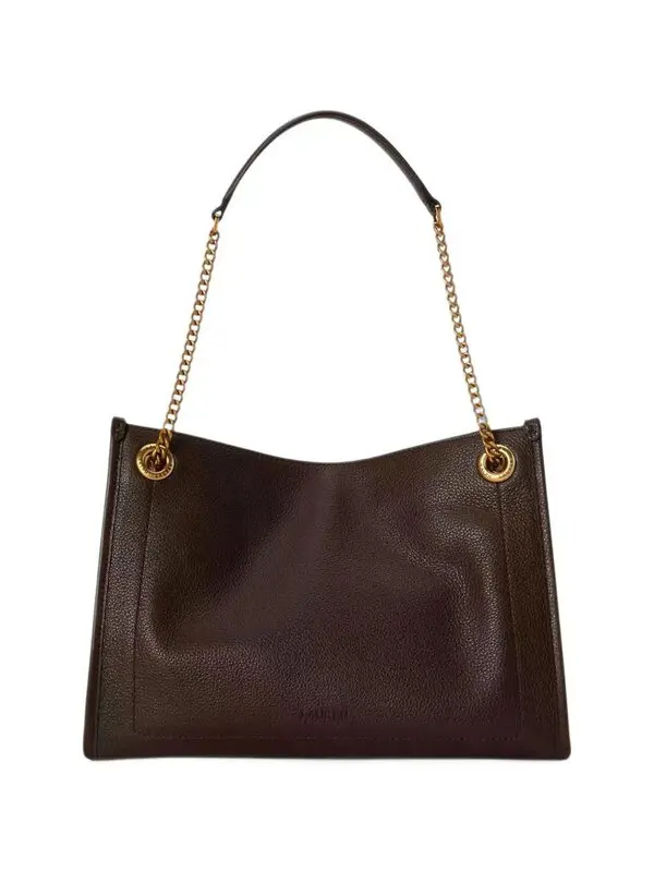 Ralph Lauren Medium Bradley Pebbled-leather Tote Bag - Brown
