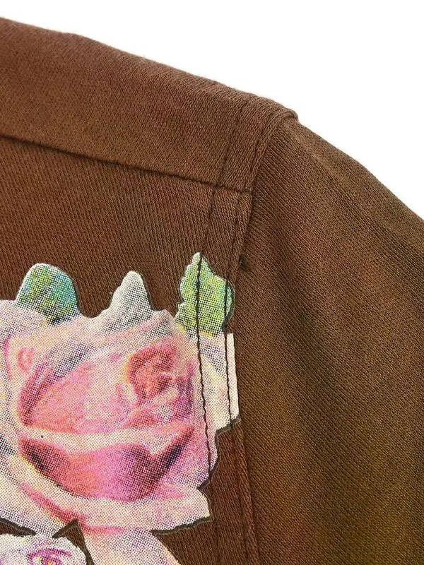 Dior 2005 Romantic Print V-neck T-shirt