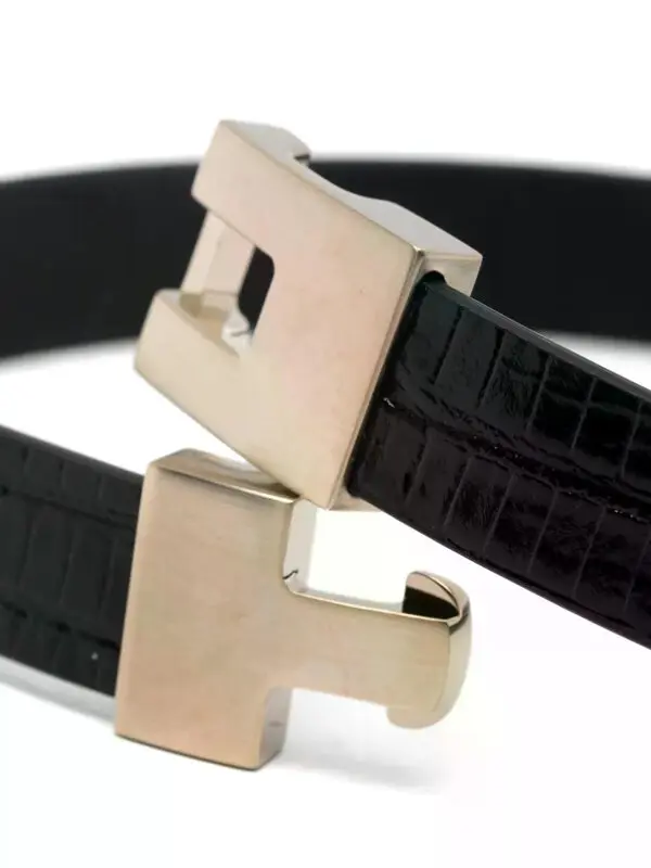 TOM FORD Lizard-effect Leather Bracelet