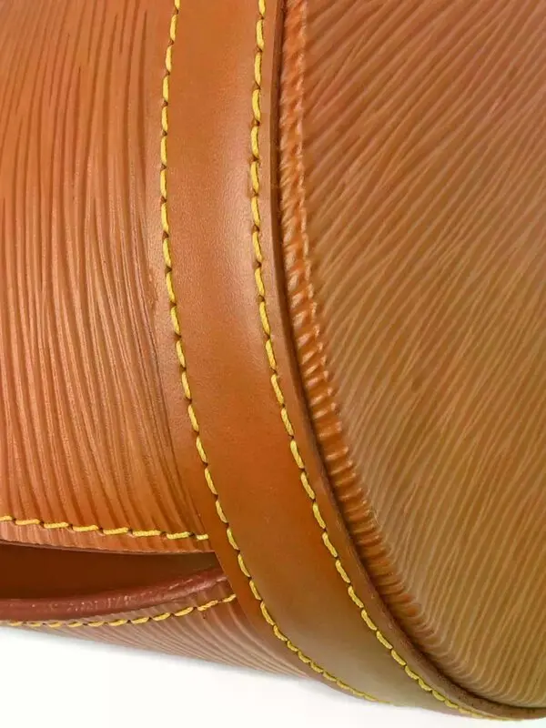 LOUIS VUITTON Epi Cluny Leather Bucket Bag - Brown